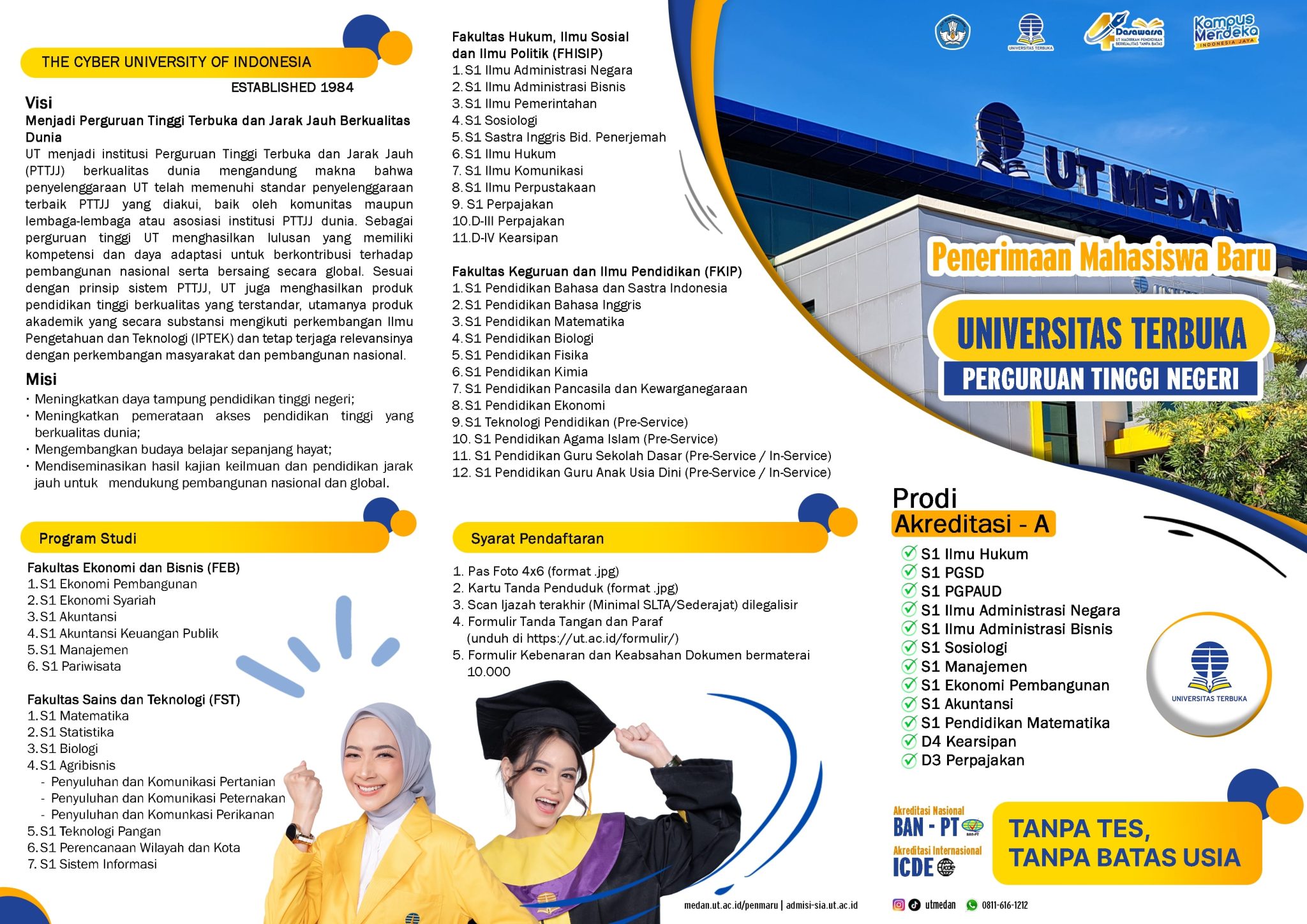 Brosur – Website Official UT Medan