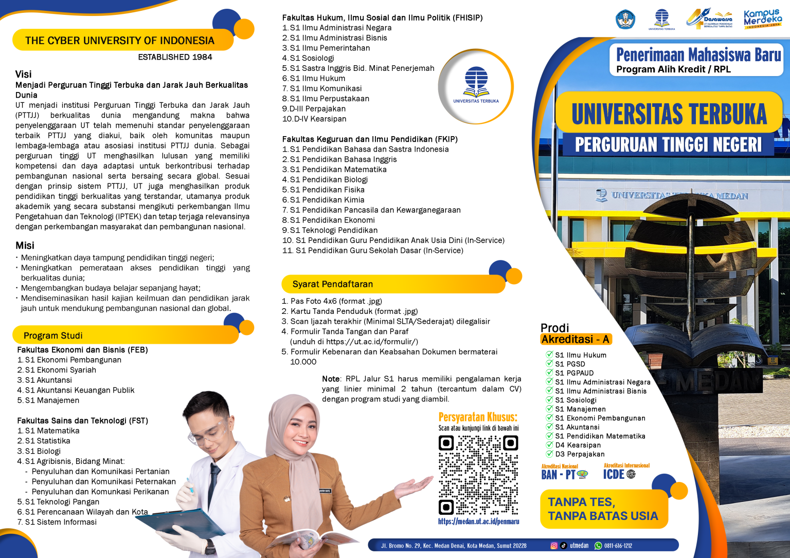 Brosur – Website Official UT Medan